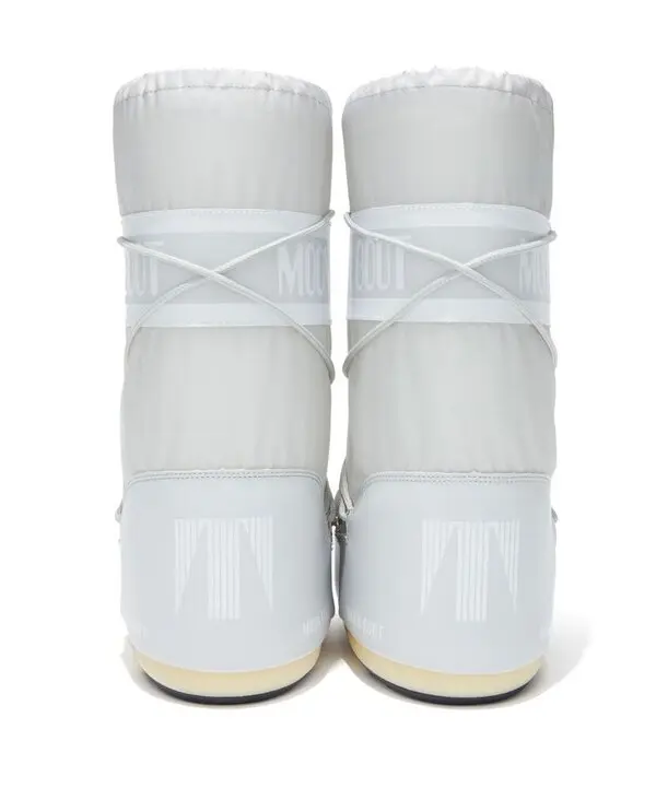 Moon Boot Lace-up Logo Snow Boots - Gray