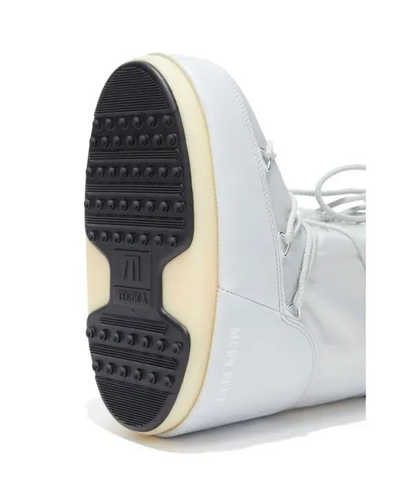 Moon Boot Lace-up Logo Snow Boots - Gray
