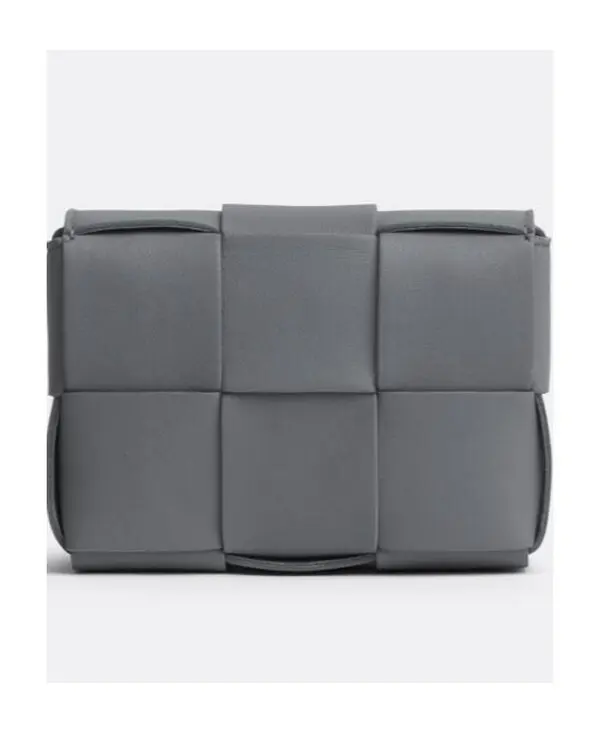 Bottega Veneta Woven Leather Cross-body Bag - Lightning Ash