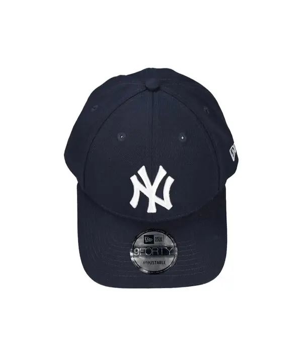 New Era Contrasting Logo Baseball Cap - Black