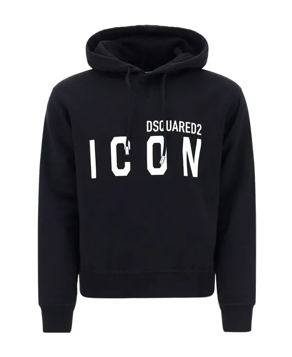 Dsquared2 Icon" Logo Print Hoodie - Black