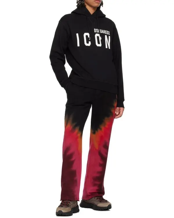 Dsquared2 Icon" Logo Print Hoodie - Black