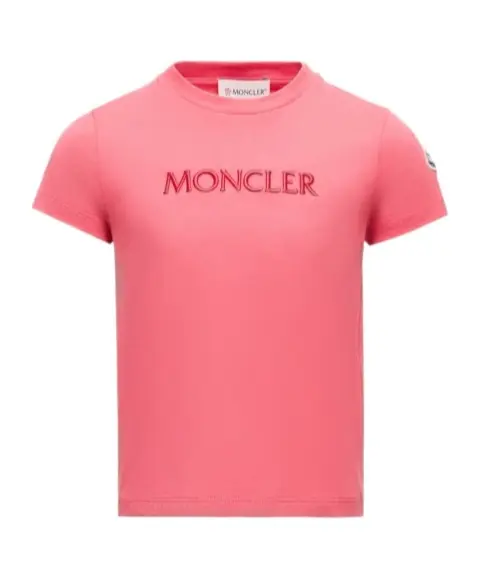 Moncler Embroidered Logo Cotton T-shirt