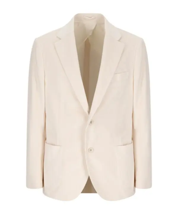 LARDINI Corduroy Blazer - Nude
