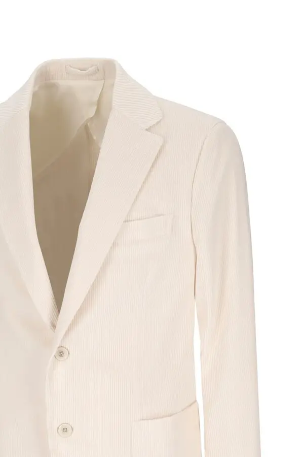 LARDINI Corduroy Blazer - Nude