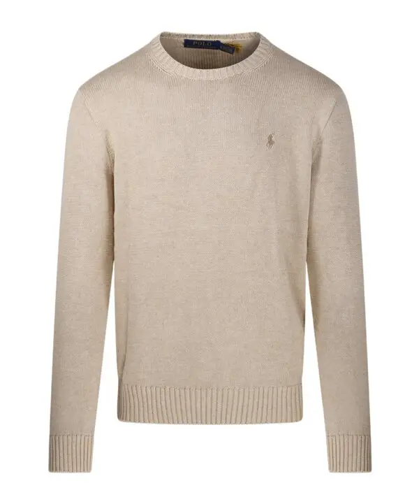 Polo Ralph Lauren Embroidered Crewneck Jumper - Nude