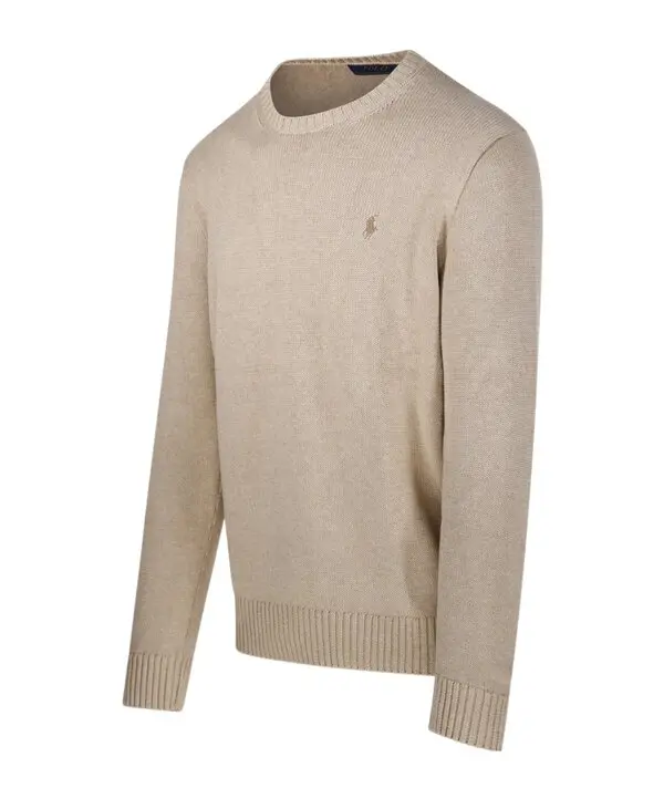 Polo Ralph Lauren Embroidered Crewneck Jumper - Nude