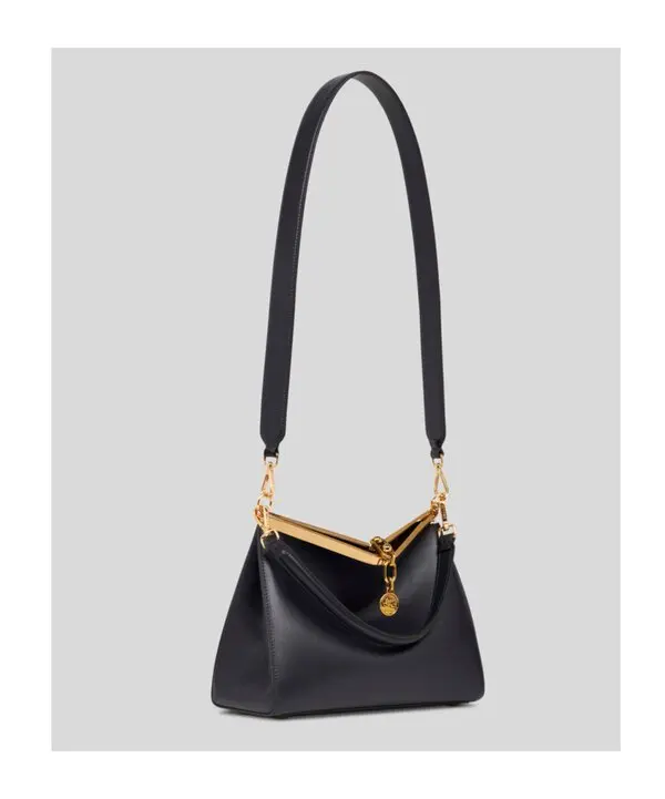 Etro Log Charm Medium Vela Shoulder Bag - Blue