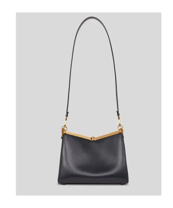 Etro Log Charm Medium Vela Shoulder Bag - Blue
