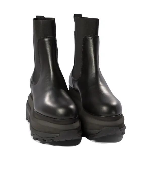 Sacai Leather Chelsea Boots