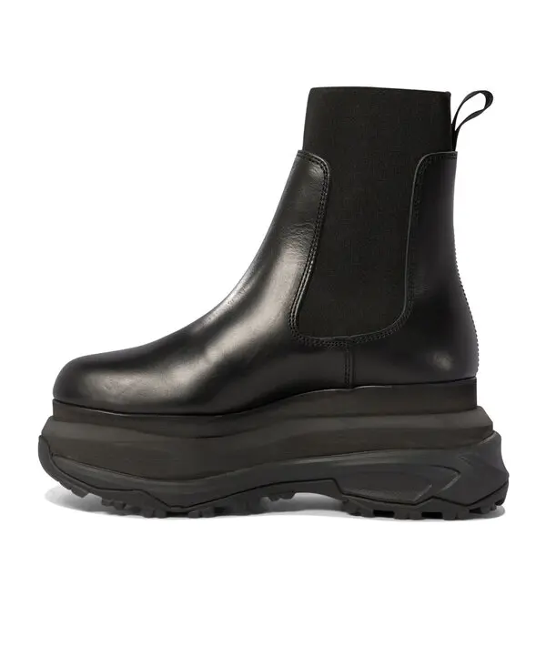 Sacai Leather Chelsea Boots