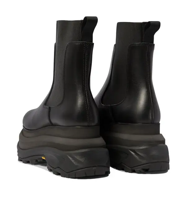 Sacai Leather Chelsea Boots