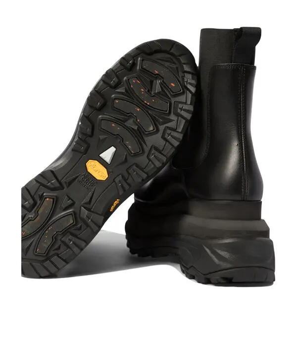 Sacai Leather Chelsea Boots