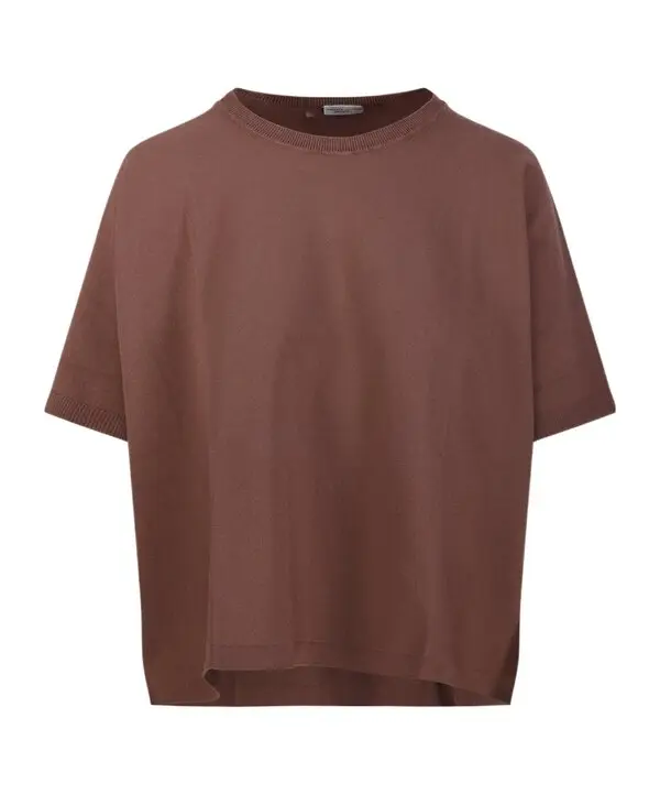 ROBERTO COLLINA Short Sleeve Crewneck T-shirt - Red