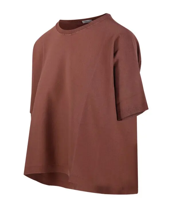 ROBERTO COLLINA Short Sleeve Crewneck T-shirt - Red