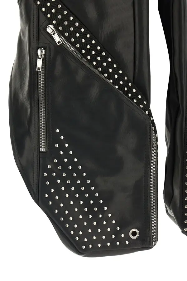 Rick Owens Temple Zip Detailed Vest