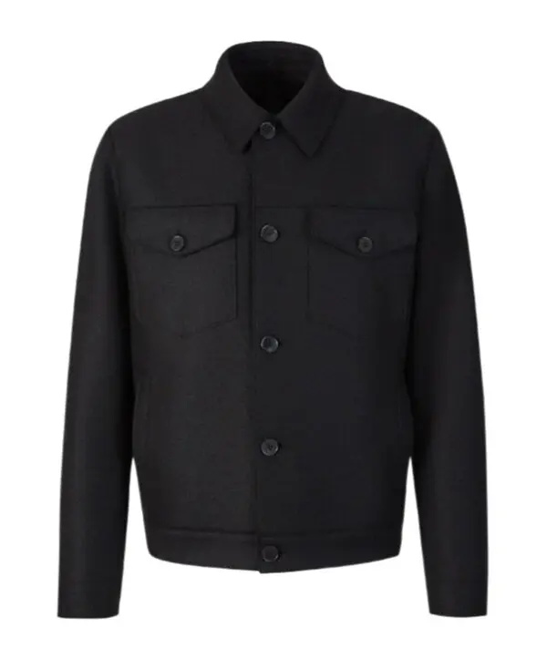 Harris Wharf London Western Jacket - Black