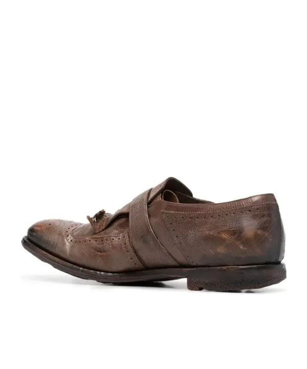Church's Round Toe Monk Strap Shoes
