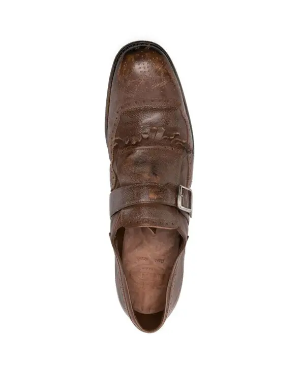 Church's Round Toe Monk Strap Shoes