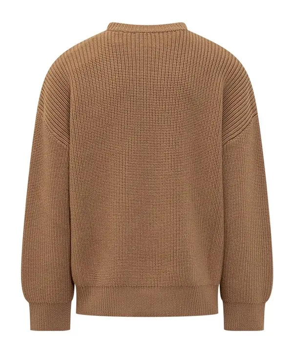 MARINE SERRE Fisherman Logo Patch Knitted Sweater
