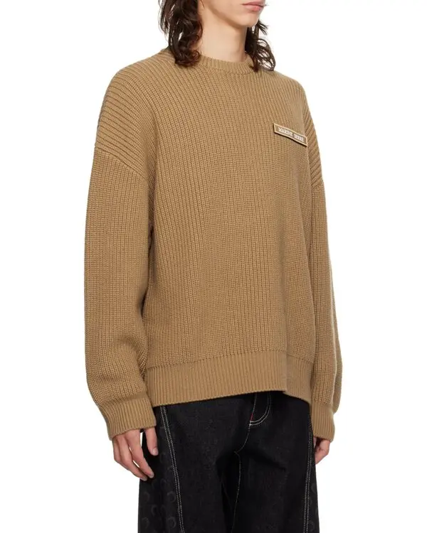 MARINE SERRE Fisherman Logo Patch Knitted Sweater