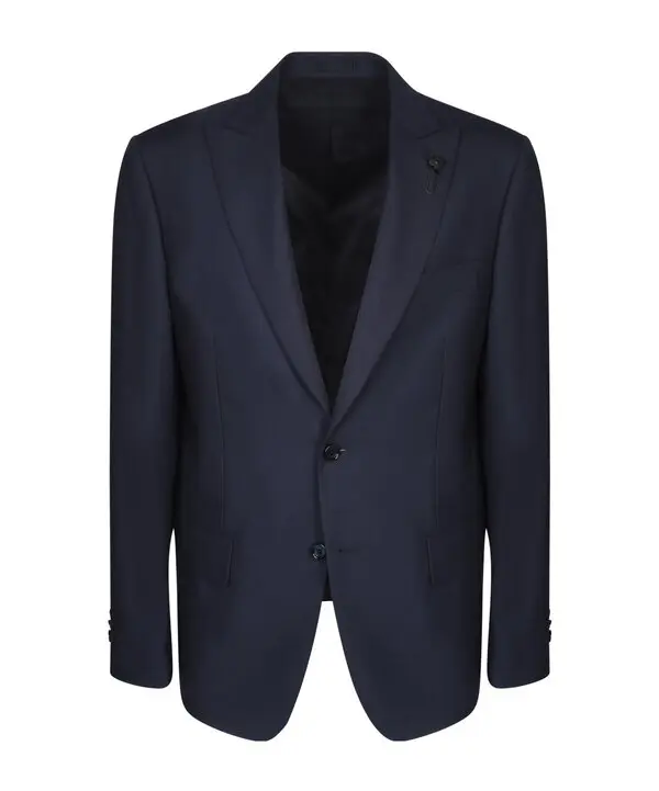 LARDINI Single-breasted Tailored Suit - Black