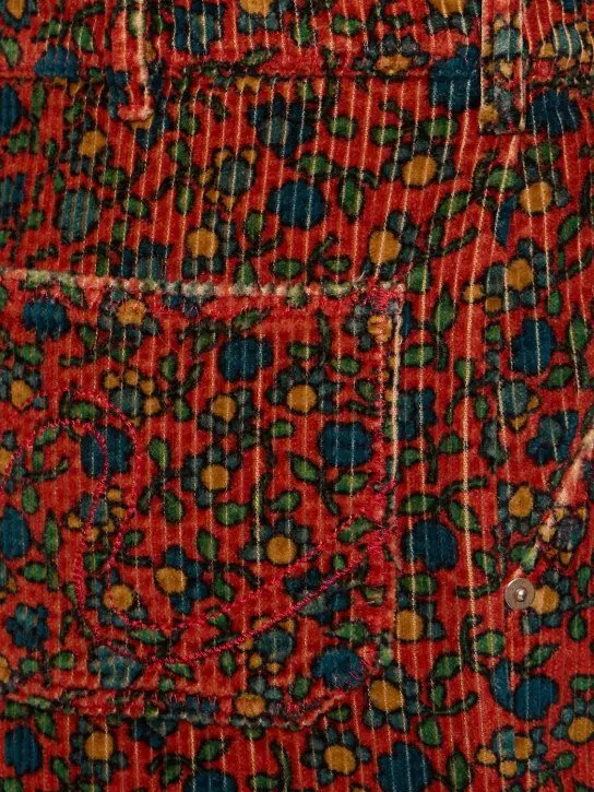 ERL Printed Corduroy Shorts