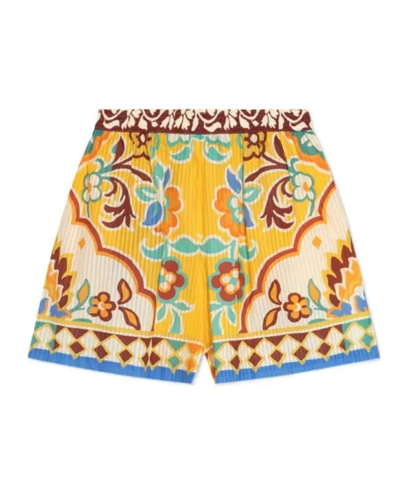 Etro Paisley Patterned Elasticated Waist Shorts