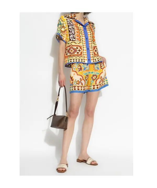 Etro Paisley Patterned Elasticated Waist Shorts