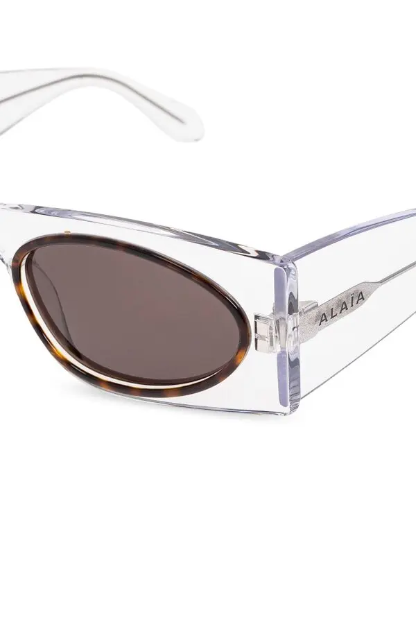 Alaïa Oval Frame Sunglasses