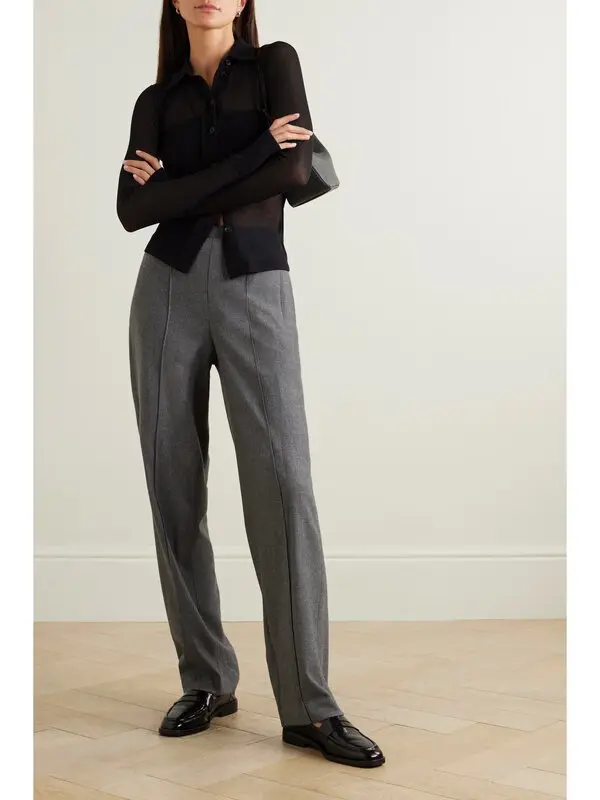 Vince Knitted Straight-leg Casual Pants