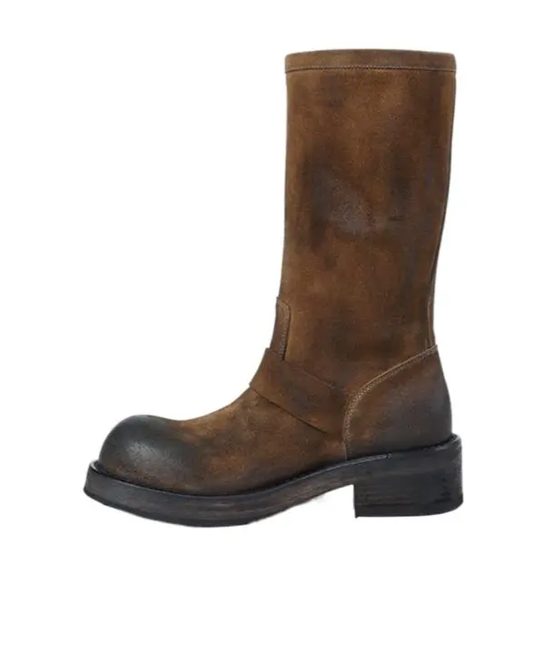 ANN DEMEULEMEESTER Sarith Engineer Biker Boots
