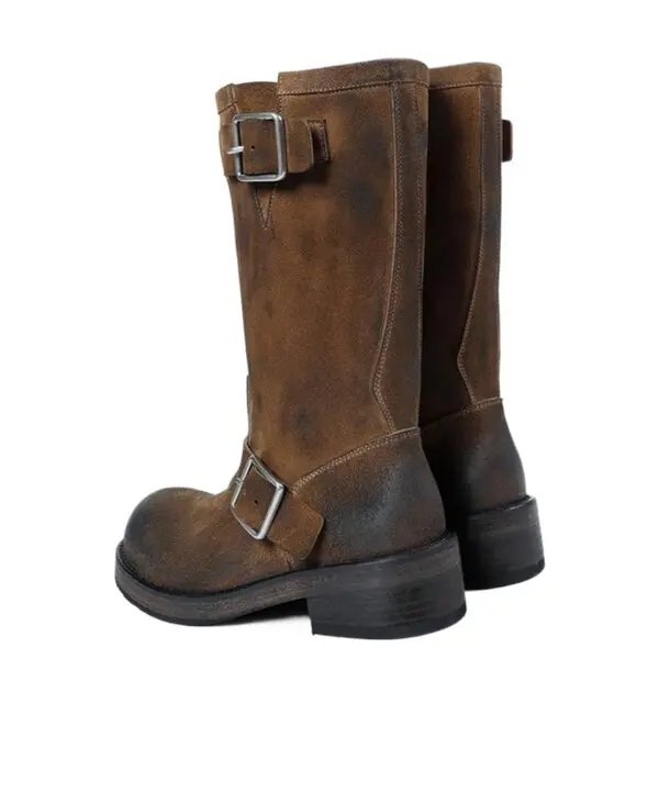 ANN DEMEULEMEESTER Sarith Engineer Biker Boots