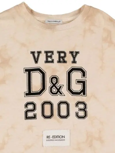 Dolce & Gabbana Tie-dye Logo T-shirt
