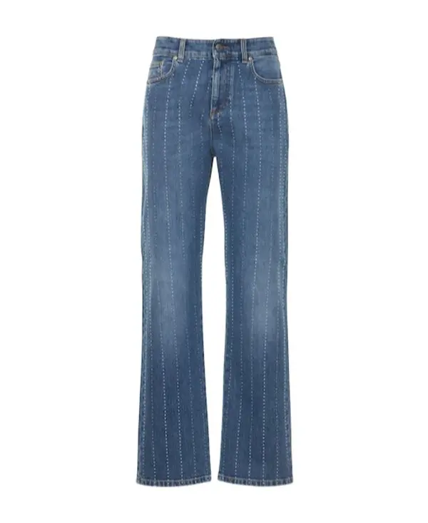Stella McCartney Embellished Logo Jeans