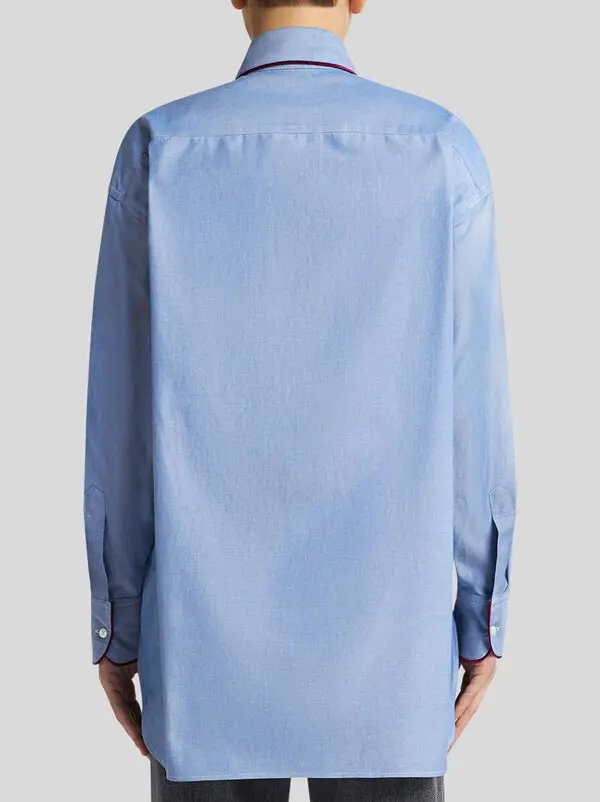 Etro Pegaso Embroidered Oxford Shirt