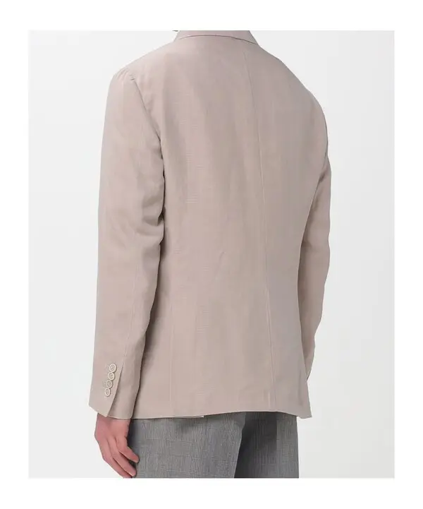 Eleventy Single-breasted Patch-pocket Blazer - Nude