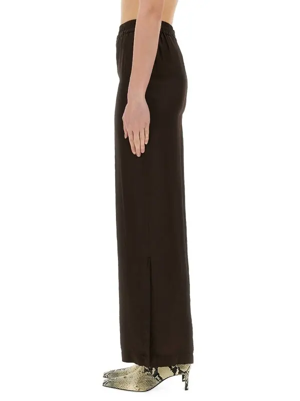 Aspesi Elasticated Waistband Straight Leg Trousers - Brown