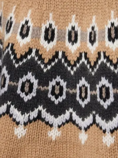 Khaite Amaris Fair Isle Turtleneck Sweater