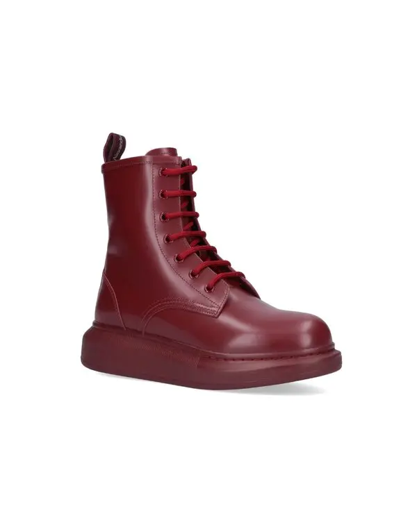 Alexander McQueen Hybrid Lace-up Boots