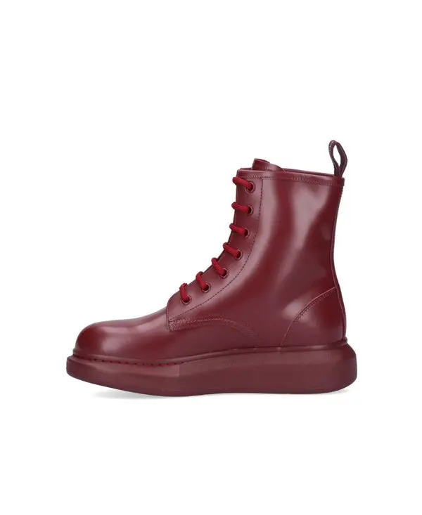 Alexander McQueen Hybrid Lace-up Boots