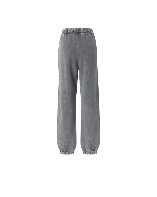 Pinko Distressed Joggers With Adjustable Waist - Gray