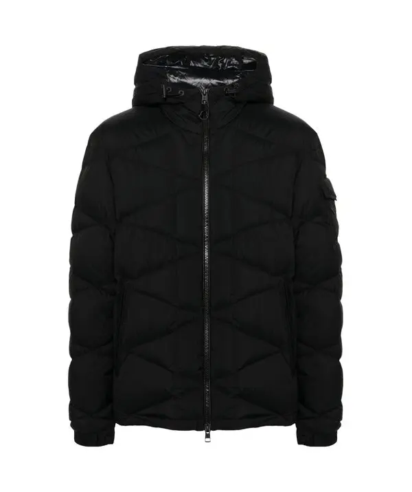 Moncler Quilted Hooded Down Puffer Jacket - Black
