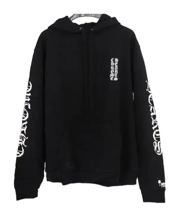 Chrome Hearts Long-sleeved Hooded Sweatshirt - Black
