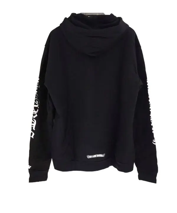 Chrome Hearts Long-sleeved Hooded Sweatshirt - Black
