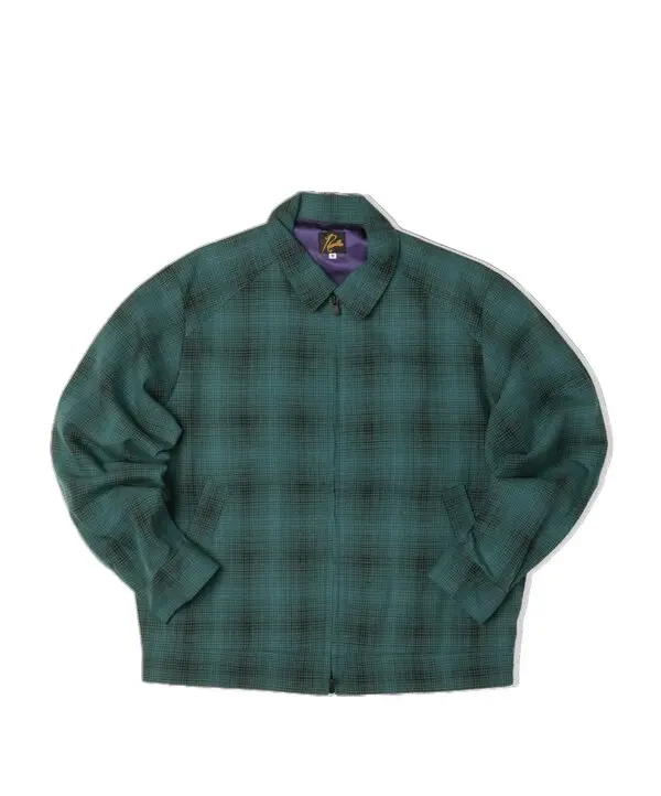 Needles Sport Wool Blend Plaid Jacket
