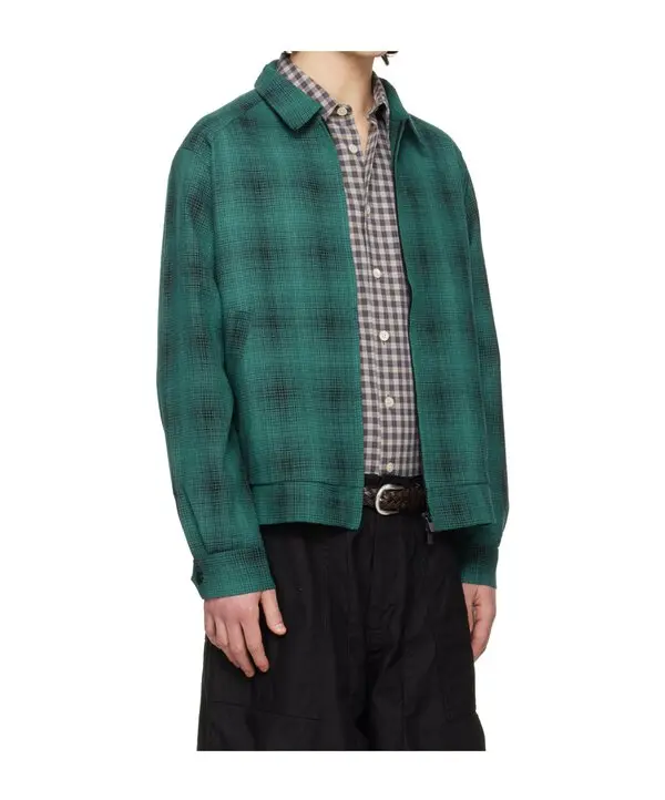 Needles Sport Wool Blend Plaid Jacket