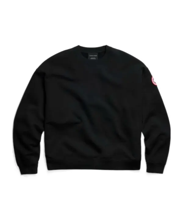 Canada Goose Logo-patch Sweatshirt - Black