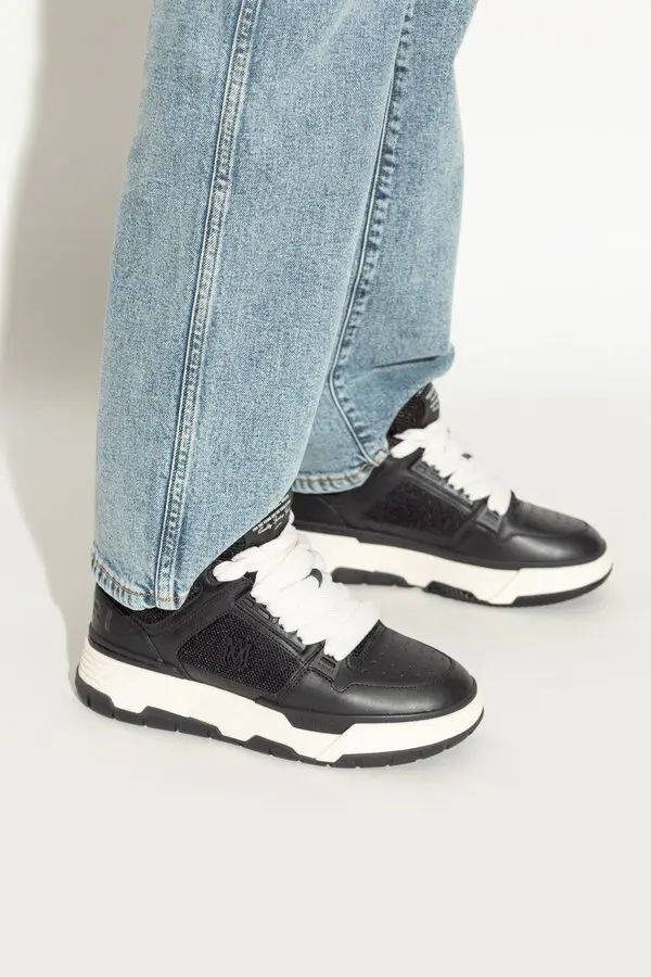 Amiri Ma-1 Logo Patch Sneakers - Black