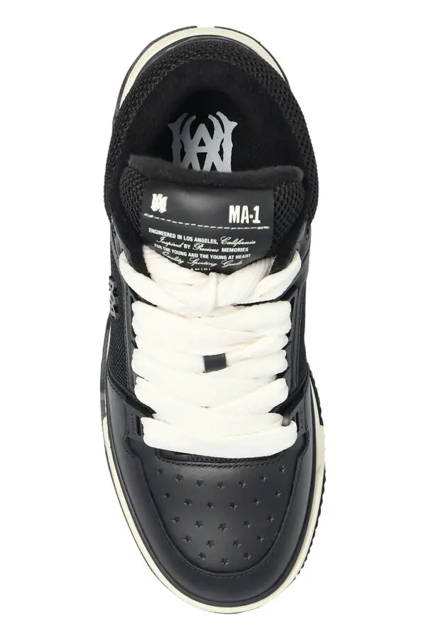 Amiri Ma-1 Logo Patch Sneakers - Black